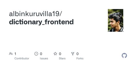 Github Albinkuruvilla Dictionary Frontend