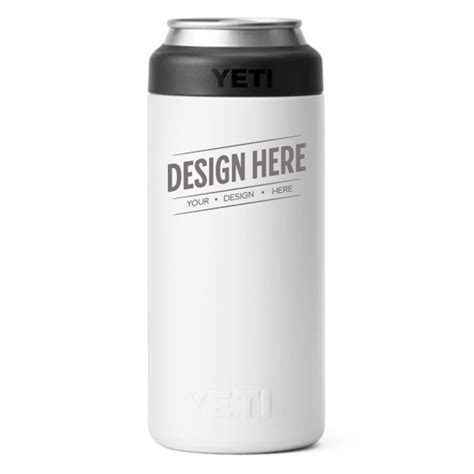 Custom Yeti 12 Oz Slim Rambler Stainless Steel Frostguard Can Cooler
