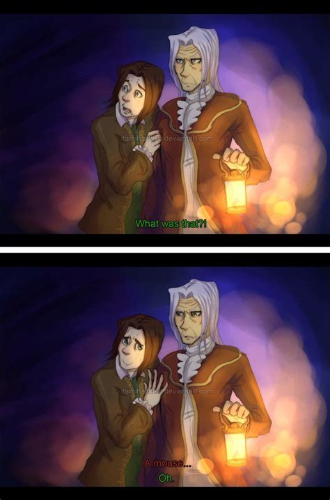 Cartoon Characters Exploring In Amnesia