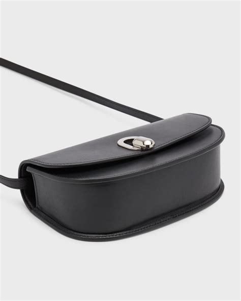 Savette Tondo Crescent Leather Crossbody Bag Neiman Marcus