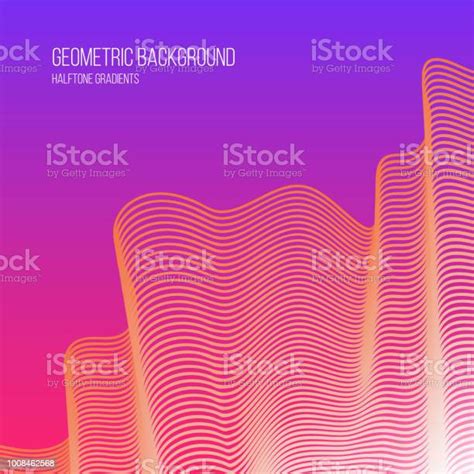 벡터 일러스트 레이 션의 최신 혼합 배경 3d 라인 형상 그라데이션 아트입니다 개념 그래픽 요소입니다 목록 프론트 페이지 이랑 브로셔 배너 커버 소책자 인쇄 전단지 책 빈