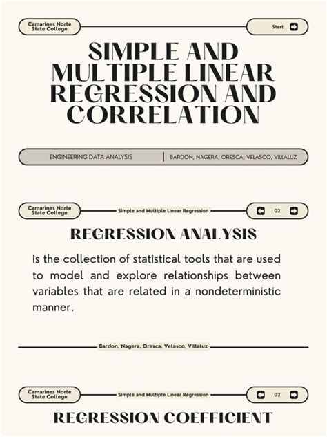 simple and multiple linear regression and correlation pdf