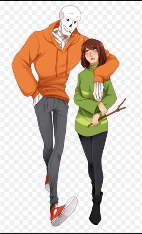 Chara X Papyrus Undertale Amino