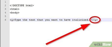 How To Italicize Text In Html Steps With Pictures Wikihow Tech