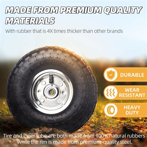 4 Pack Ar Pro 10 Heavy Duty Replacement Tire And Wheel