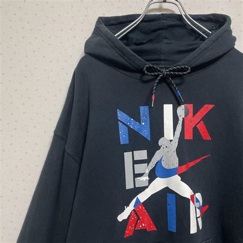 Nike ナイキ エアジョーダン パーカー デカプリント ゆるダボ 古着 メルカリ