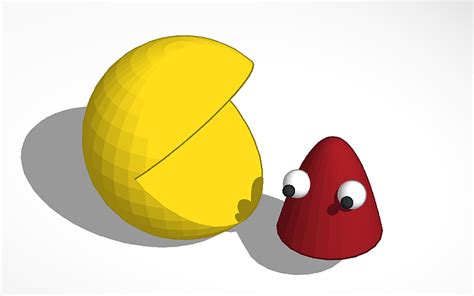 3d Design Pac Man Tinkercad