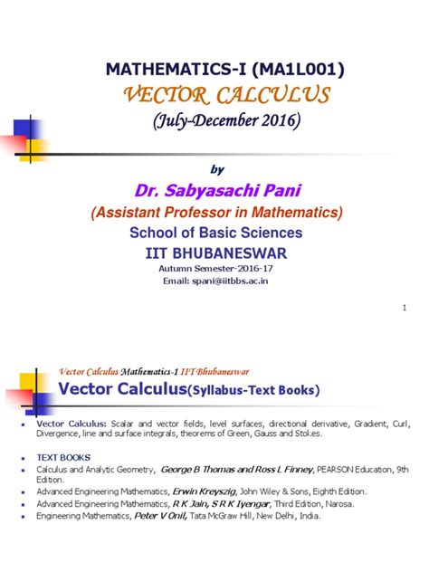 Vector Calculus R16 Pdf Divergence Flux