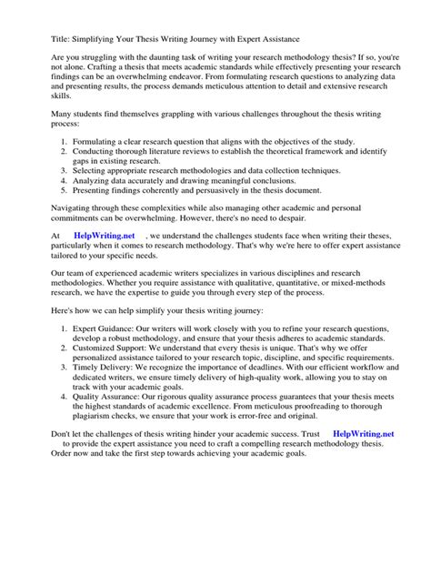 research methodology thesis pdf pdf methodology scientific method