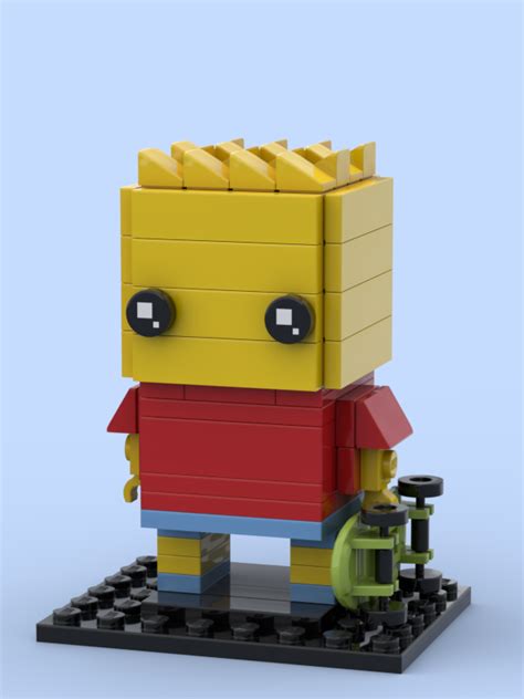 Lego Moc Bart Simpson By Tobdi Rebrickable Build With Lego