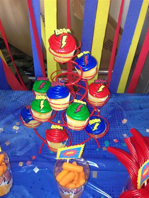 Sweets Table At Our Superhero Bday Party