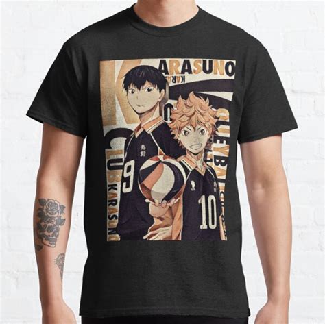 Haikyuu T Shirts Karasuno Fly Haikyuuu Classic T Shirt Rb0608