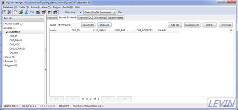 Java程式教學甘仔店 SQLite DELETE TABLE Using Java 之 2