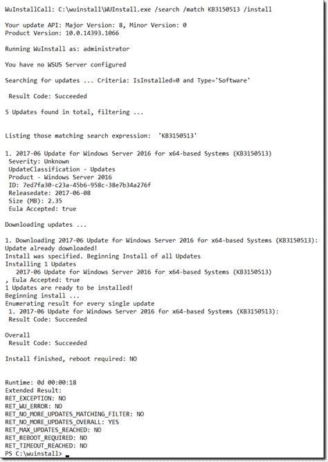Wuinstall Command Line Control Over Windows Updates 4sysops