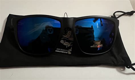Locs Oversize Gangster Glasses Men Dark Lens Flat Top Large Black Og