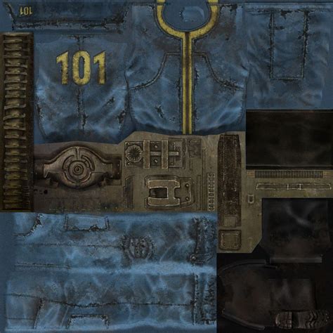 Texture Map Texture Art Fallout Cosplay Vault Dweller