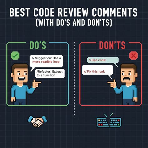Best Code Review Comments Examples With Dos And Donts