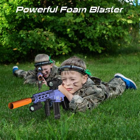 Buy Toy Gun For Nerf Guns Automatic Machine Gun Electric DIY Soft Blaster Toy Gun With