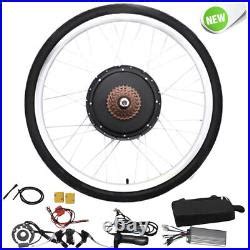 26 Inch E Bike Rear Wheel 48V 1000W Electric Bicycle Hub Motor