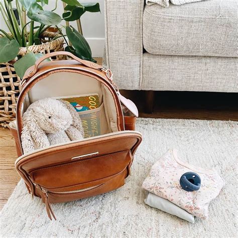 Mini Diaper Bag Cognac Mini Diaper Bag Best Diaper Bag Trendy