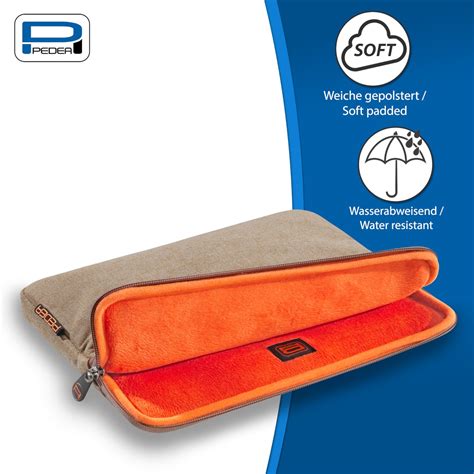 PEDEA Fashion Tablet Hoesje Samsung Galaxy Tab S6 Lite A9 S9 A8 Beige Oranje NBB Com