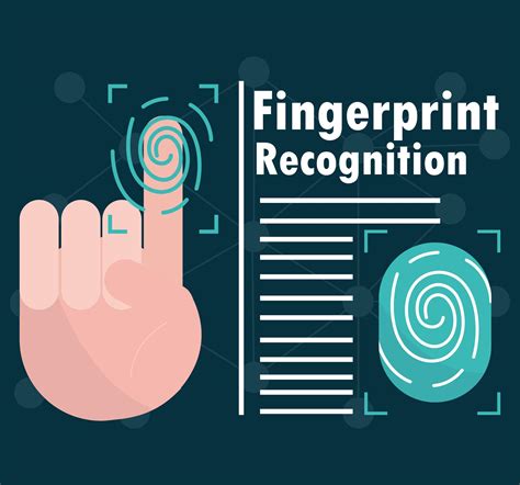 Biometric Fingerprint Recognition 2503308 Vector Art At Vecteezy