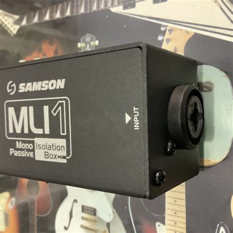 Samson Mli1 Isolation Box Monopassiva Guitar Shop