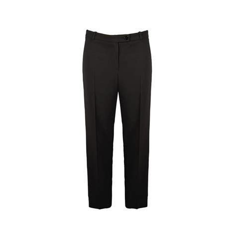 Pantalon Tailleur Classique à Pinces Noir Hippocampe Melle Boutique M