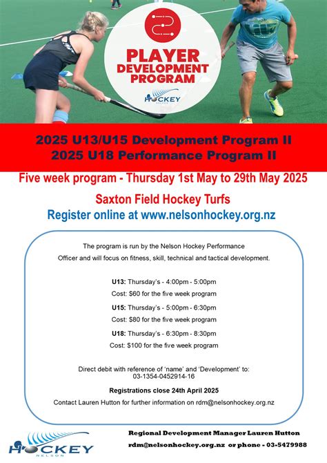 Player Development Program Ii U13s And U15s Performance Program Ii