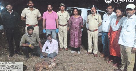 Nashik Crime जंगली श्वापदांची शिकार करणाऱ्या दोघांना अटक Two
