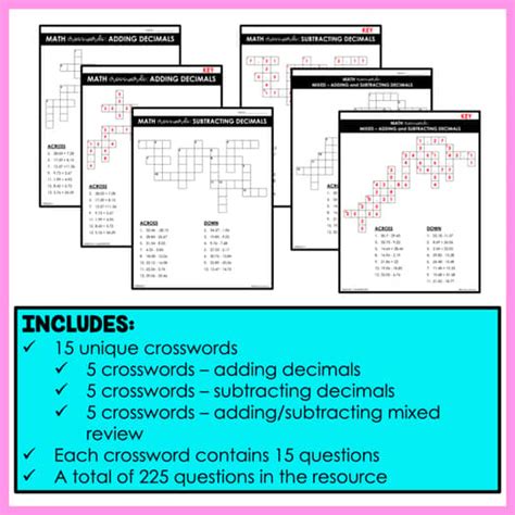 Adding And Subtracting Decimals Review Practice Activities By Shalom Scholars