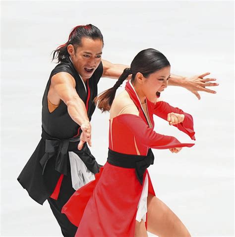 村元哉中、高橋大輔組が日本勢のリズムダンス歴代最高得点 “ソーラン節”に乗り「どっこいしょ」6位発進【フィギュアnhk杯アイスダンス】：中日
