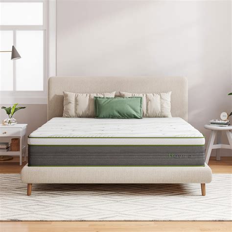 Novilla Queen Mattress 12 Inch Gel Memory Foam Hybrid Mattress In A Box