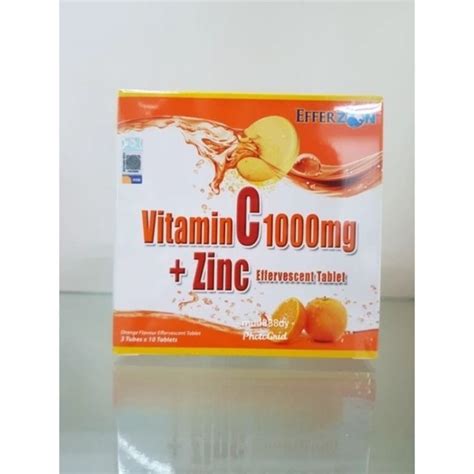 Efferzon Vit C 1000mg Zinc Eff Exp052027 Shopee Malaysia