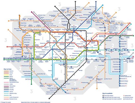 Tfl Releases Walking Map Of The London Underground