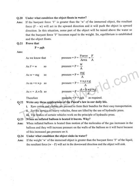 9th Class Physics Notes Pdf Eargeser