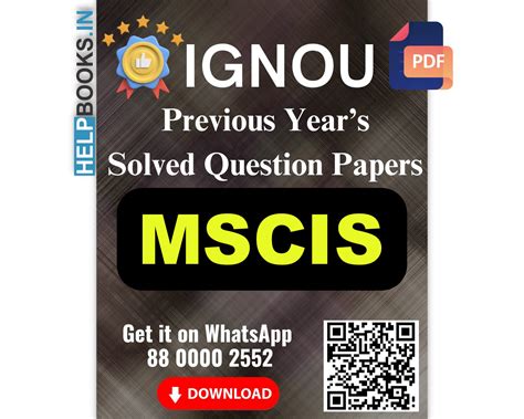 Previous Years Solved Question Papers For Ignou Masters Degree Progr