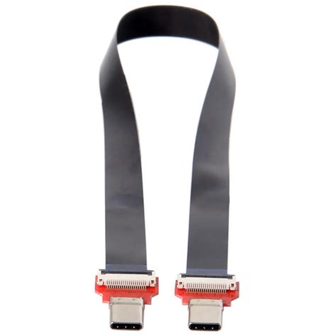 20cm Fpc Flat Usb 3 1 Type C Usb C Male To Male Da Grandado