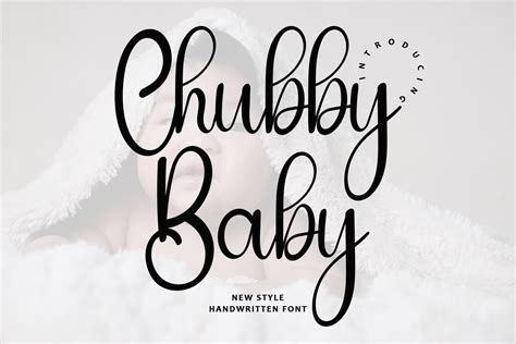 Шрифт Chubby Baby скачать и установить на WEB сайт