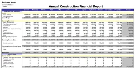 Construction Report Example → Free Report Examples