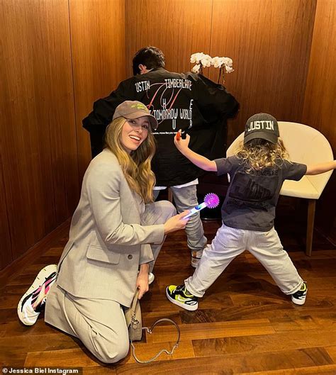 Jessica Biel Shares Rare Photos Of Sons Silas And Phineas Supporting
