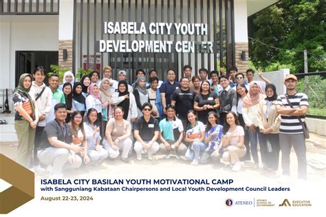 Asog Execed Delivers Leadership Sessions For Isabela City Basilan Youth News Ateneo De