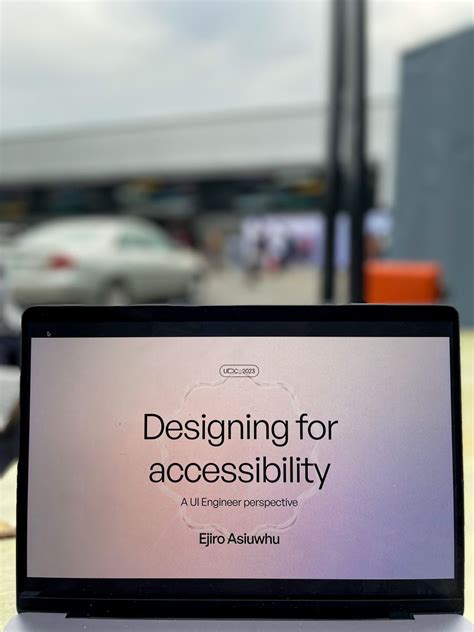 Ejiro Asiuwhu On Linkedin Udc2023 Accessibilitymatters