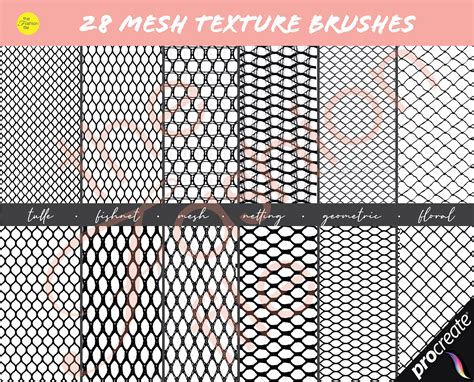 83 Procreate Lace Texture Brushes Set Effortlessly Add Elegance And Depth To Your Artwork