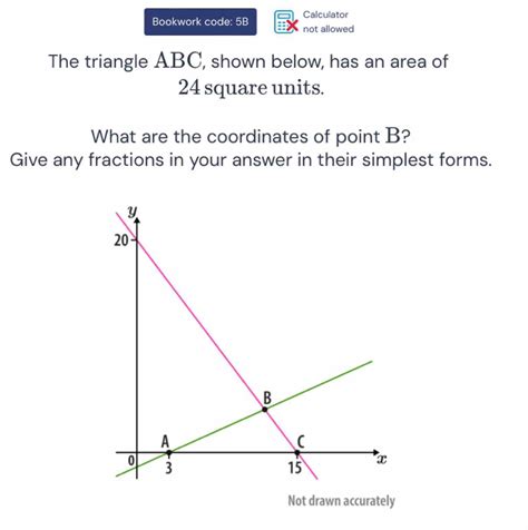 Solved Bookwork Code 5b Calculator Not Allowed The Triangle Abc Shown Below Has An Area Of 2