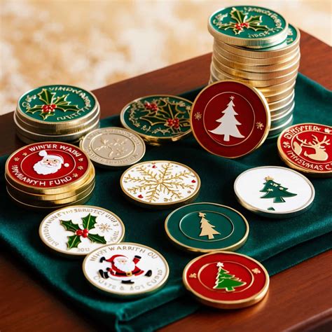 Spread Cheer And Support Causes Holiday Challenge Coins For Charity