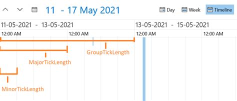 Configuring The Timeruler Ticks Telerik Ui For Winui
