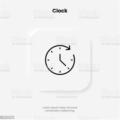 3d 시간 및 시계 아이콘입니다 배경에 격리된 트렌디한 평면과 선 스타일의 시계 아이콘 날짜 시간 시대 기간 기간 범위 시간 분