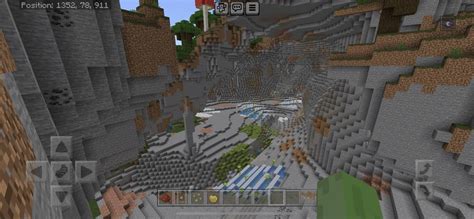 Cherry Blossom Plateau With Huge Exposed Cave Inside That Has Floating Mineshaft And Meadow