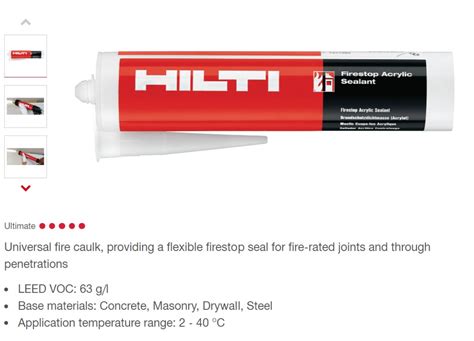 Hilti Cp606 310ml Announcements On Carousell